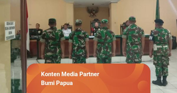 Vonis Beragam untuk Prajurit TNI AD Pelaku Mutilasi di Timika | kumparan.com